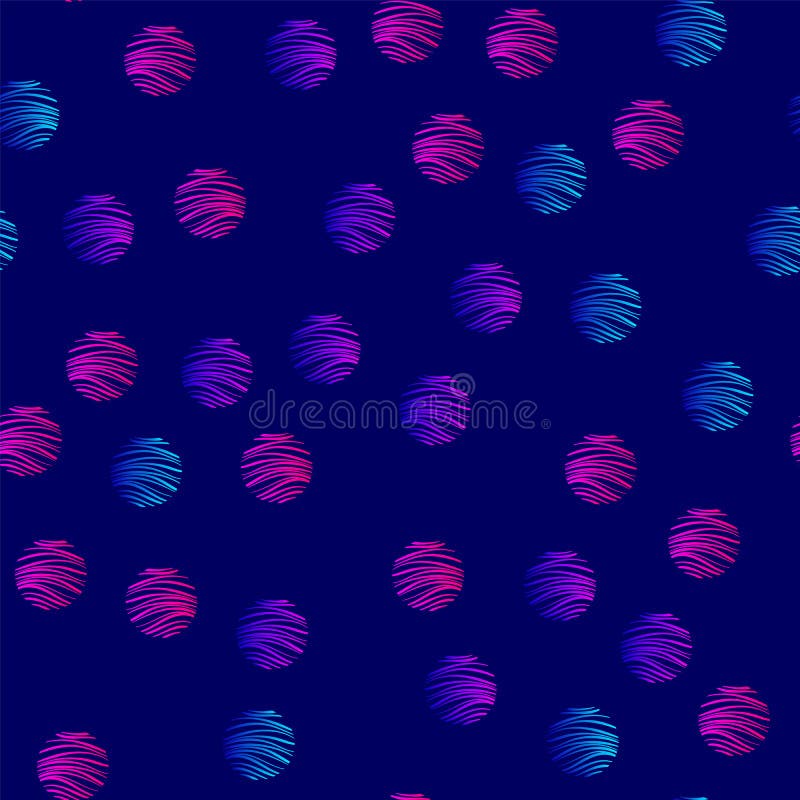 Gradient Geometry in a Modern Style on a Dark Blue Background. Abstract ...