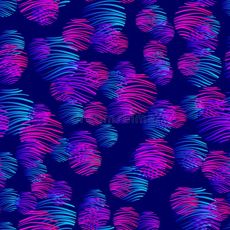 Gradient Geometry in a Modern Style on a Dark Blue Background. Abstract ...