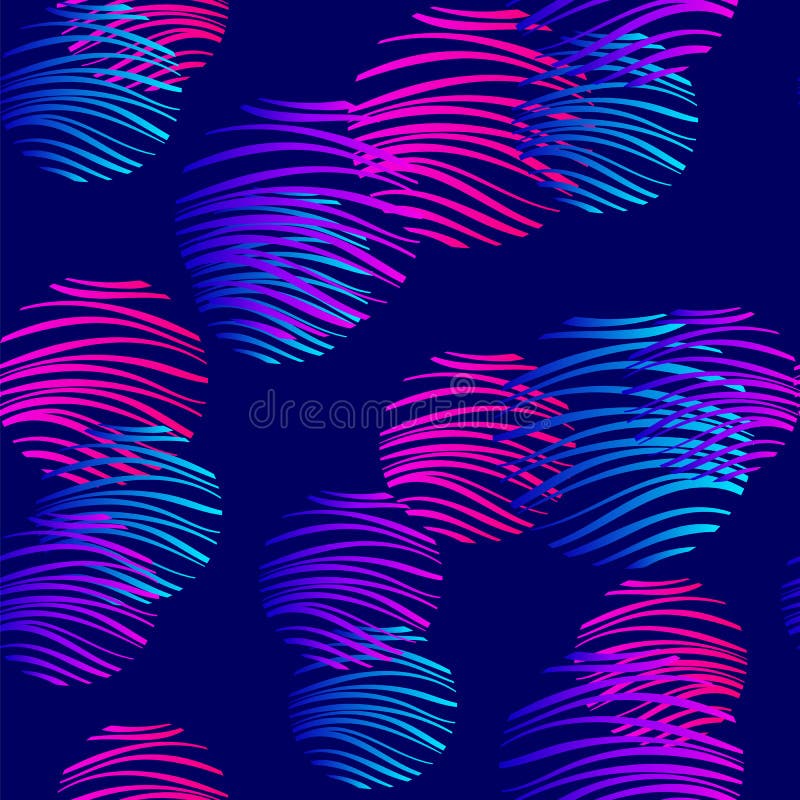 Gradient Geometry in a Modern Style on a Dark Blue Background. Abstract ...