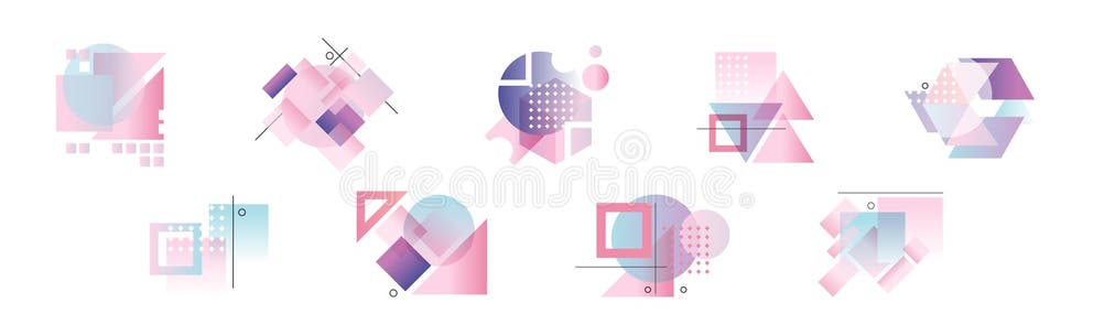 Gradient Geometry Forms Stock Illustrations – 6,693 Gradient Geometry ...