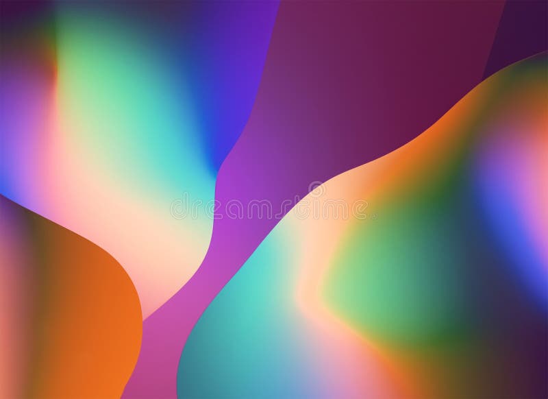 Gradient Glassmorphism Background. Close Up View Stock Illustration ...