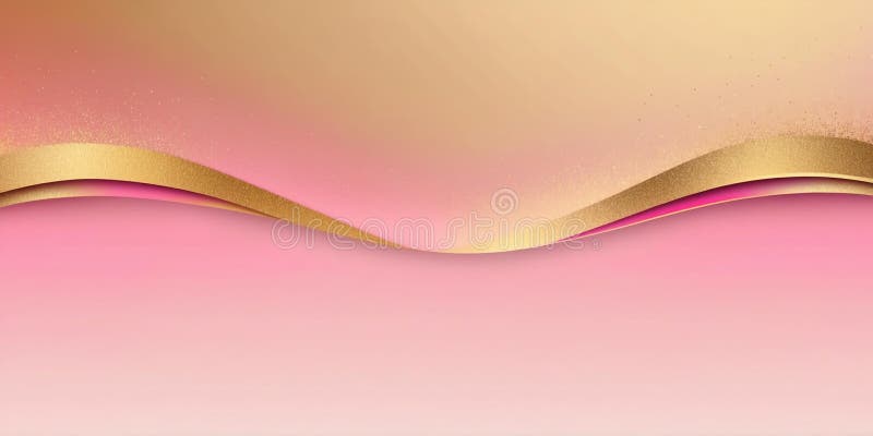 Gradient Gold To Pink Top To Bottom Transi Ai Generated Stock ...