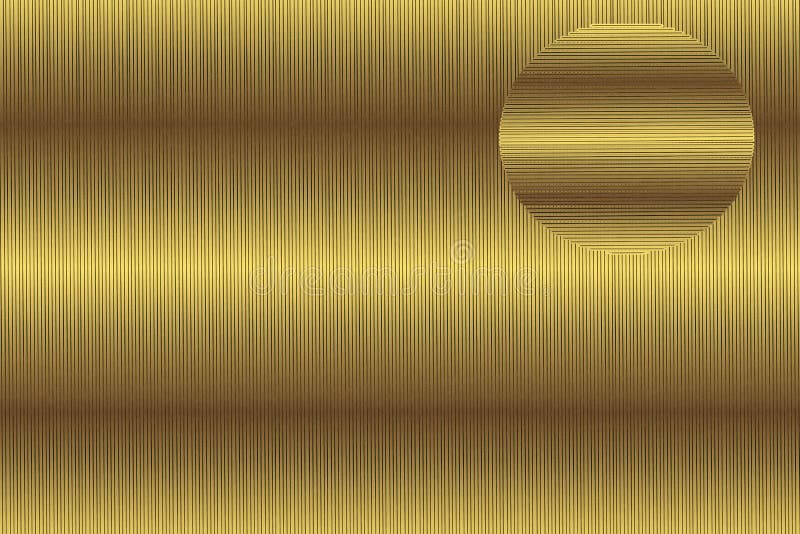Gradient Golden Striped Background with an Embedded Golden Gradient ...