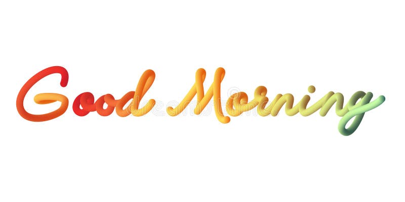 Colorful Good Morning Background Stock Vector - Illustration of good ...