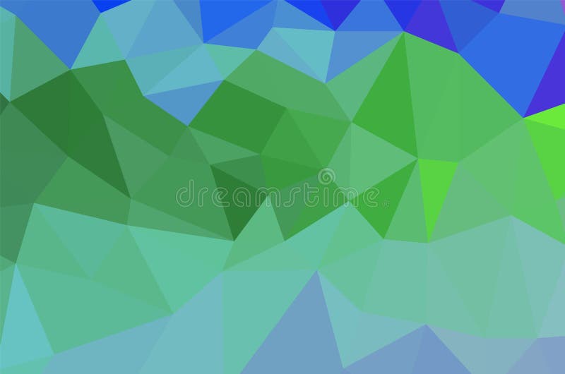 Gradient Green Vector Shining Triangular Layout. Glitter Abstract ...