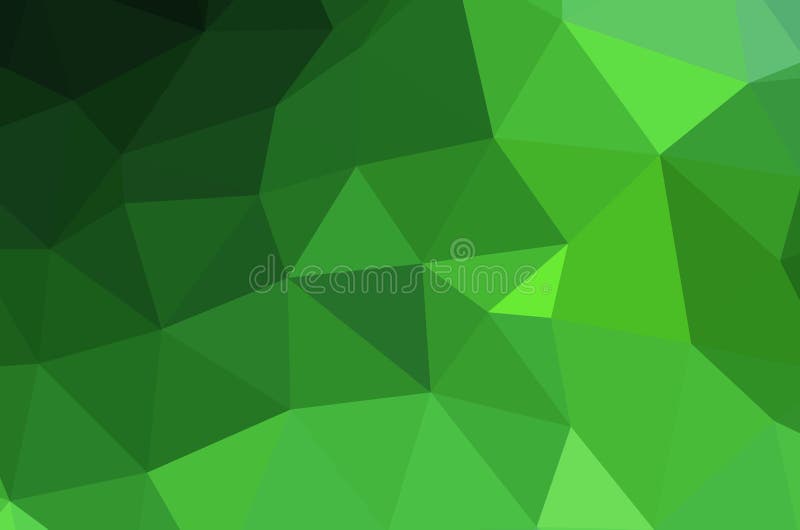 Gradient Green Vector Shining Triangular Layout. Glitter Abstract ...