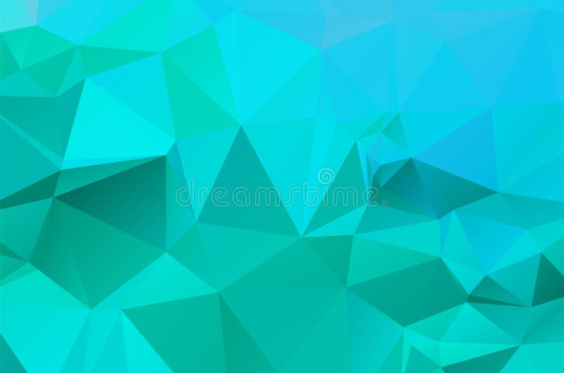 Gradient Green Vector Shining Triangular Layout. Glitter Abstract ...