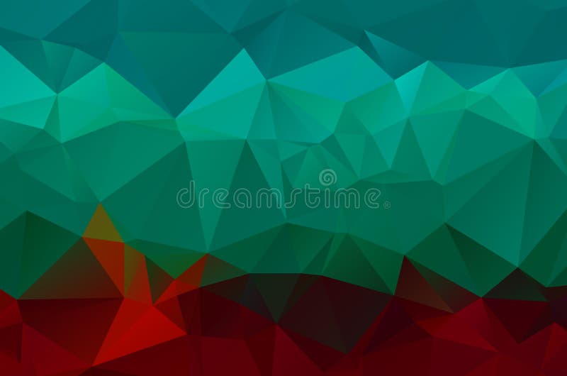 Gradient Green Vector Shining Triangular Layout. Glitter Abstract ...