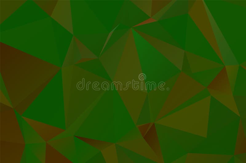Gradient Green Vector Shining Triangular Layout. Glitter Abstract ...
