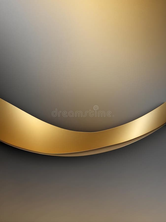 Gradient Grey To Gold Smooth Grainy Texture Transition Ai Generated ...