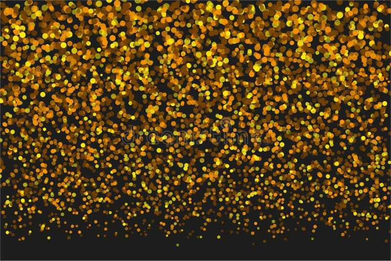 Gradient Halftone Confetti Flake Isolated on Dark Background. Vector ...