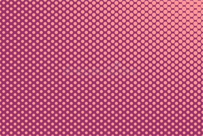 Gradient Halftone Magenta Pink Background. Retro Pop Art Texture. Dots ...