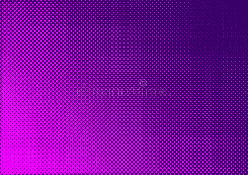 Gradient Halftone Pattern with Pink Dots on Velvet Background Stock ...