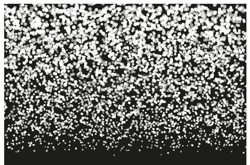 Gradient Halftone Snow Flake Isolated on Blue Background. Vector Stock ...