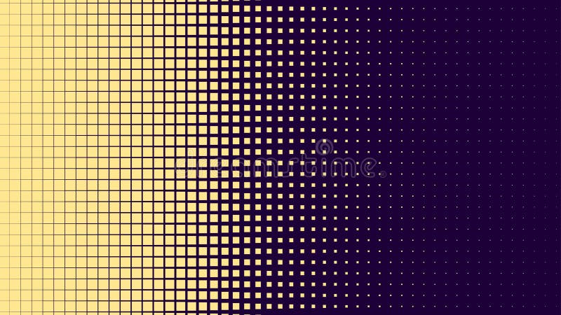 Gradient of Halftone Yellow Dots on a Violet Background. Pop Art ...
