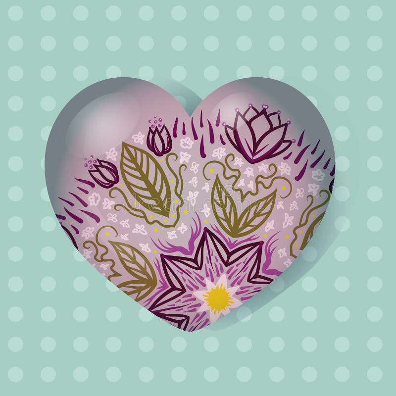 Gradient Heart for Valentine S Day Stock Illustration - Illustration of ...