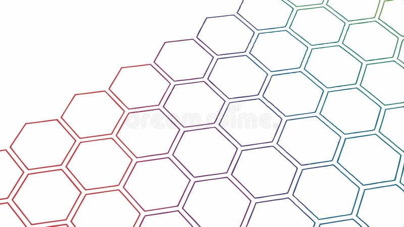 Gradient Hexagon Pattern, Modern Geometric Background Texture Vector ...
