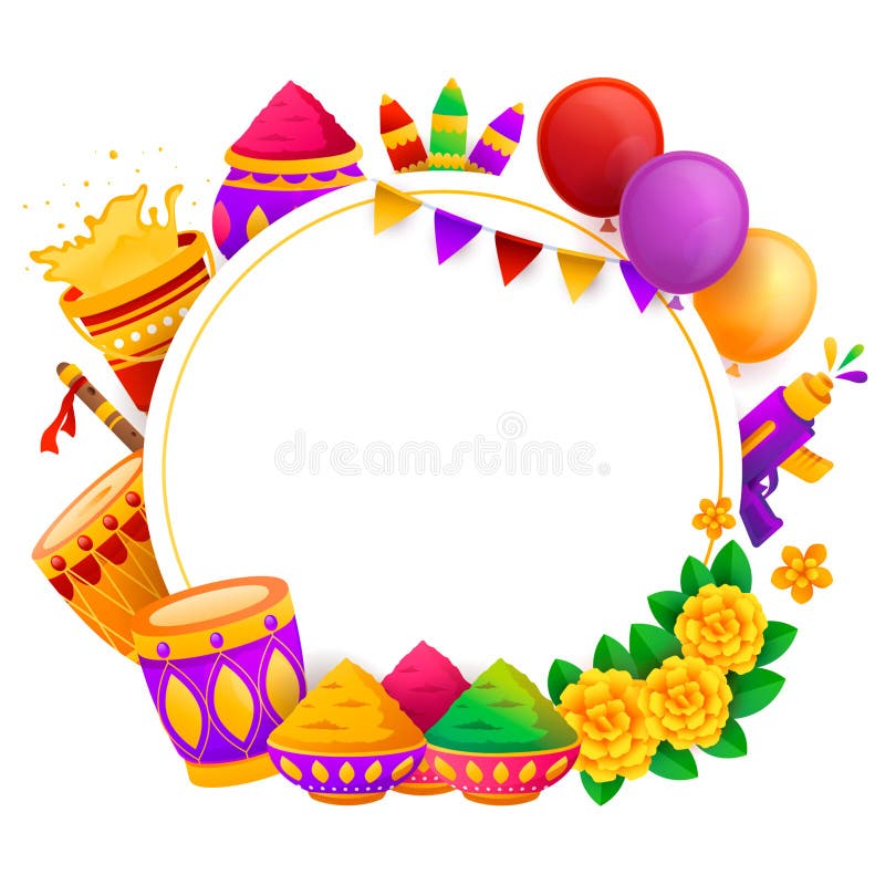 Holi Frame Stock Illustrations – 3,669 Holi Frame Stock Illustrations ...