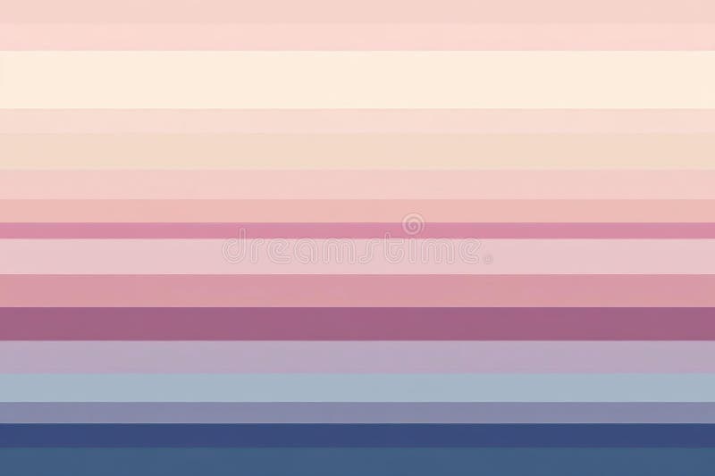 Gradient of Horizontal Color Palette, Pastel Tones and Calming Colors ...