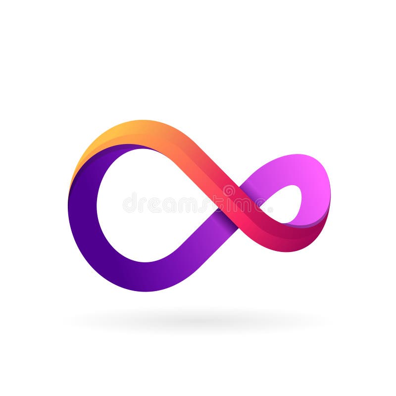 Gradient Infinity Logo Modern Concept Stock Vector - Illustration of ...
