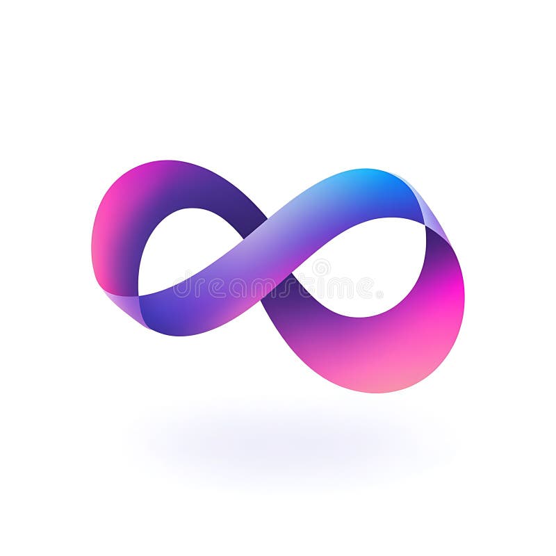 Gradient Infinity Symbol Representing Endless Possibilities, Continuous ...