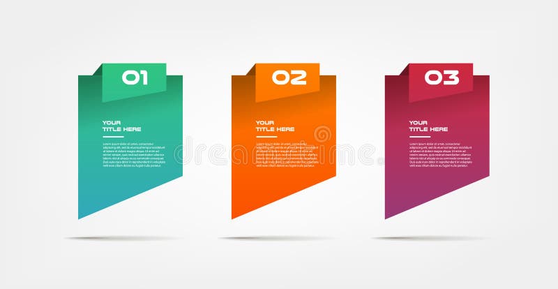 Gradient Infographics Step by Step. Element of Chart, Graph, Diagram ...