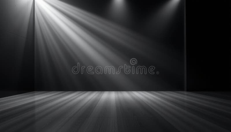 Gradient in Ink Black To Polished Chrome with Vertical Shine Beam Stock ...