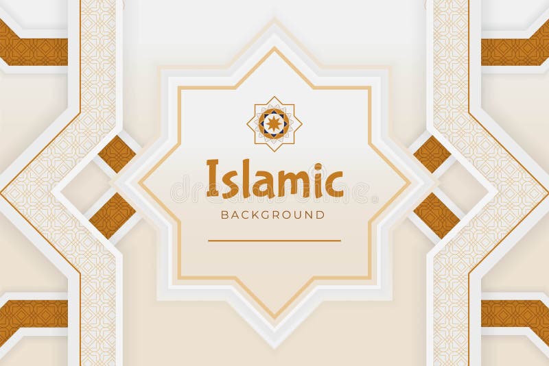 Gradient Islamic Background Template Stock Vector - Illustration of ...