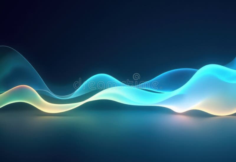 Gradient Light Blobs Flowing Diagonally Across a Dark Background Stock Photo - Image of fluidity ...