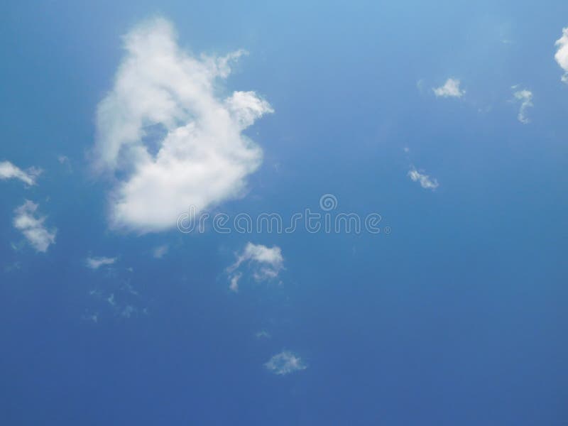 Blue Sky with Clouds, Square Shape Background Stock Image - Image of ...