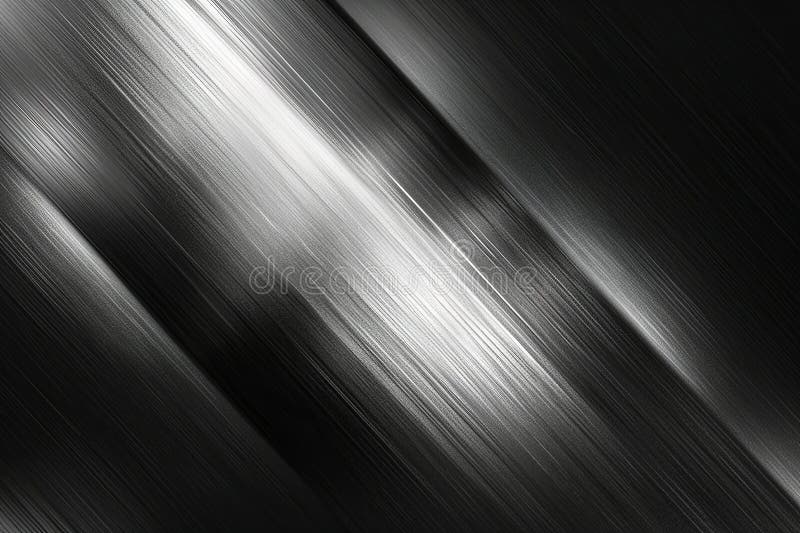 Gradient Light Effects on Metallic Grey Surface Texture AI Image Stock ...