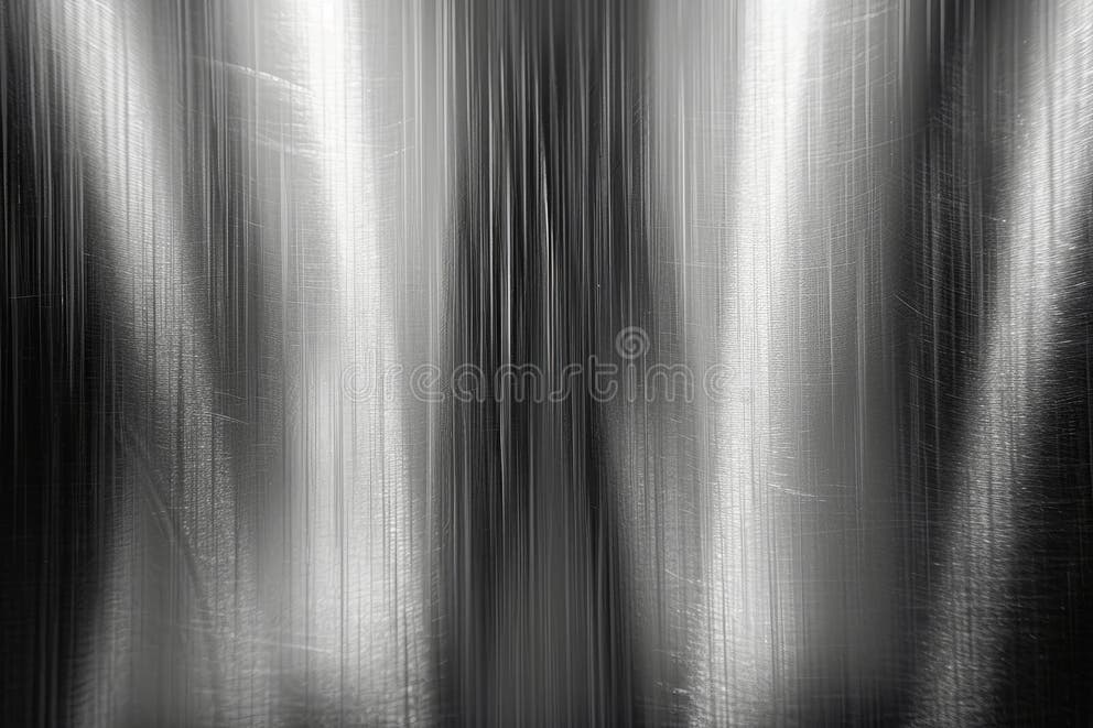 Gradient Light Effects on Metallic Grey Surface Texture AI Image Stock ...