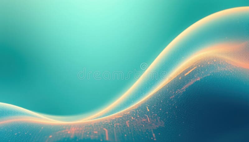 Gradient in Light Jade To Cool Cyan with Vertical Blend Mesh Stock ...