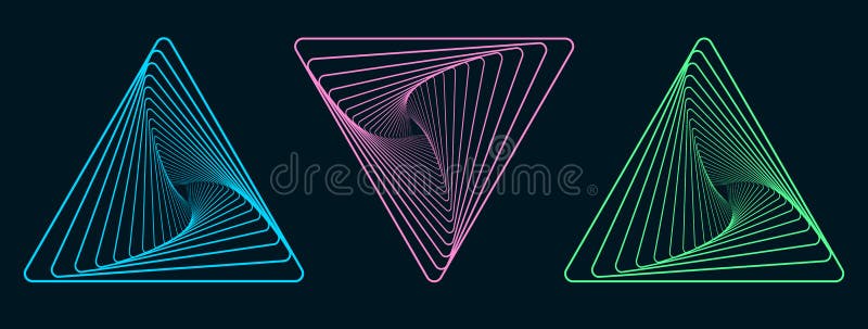 Gradient Line Abstract Vector Background. Technology Logo Element Stock Vector - Illustration of ...