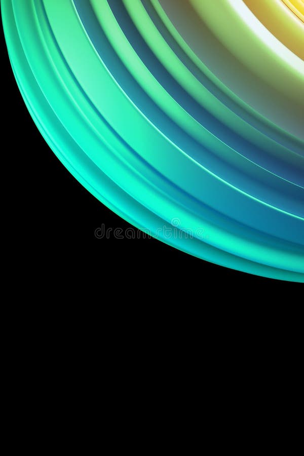 Gradient Lines on a Black Background. Delicate Futuristic Textures ...