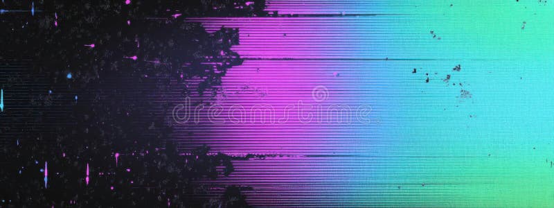 Gradient Lines Shift Across Colorful Spectrum with Digital Art Style ...