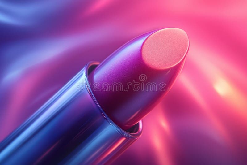 Gradient Lipstick Bullet Transitions from Light Pink Deep Purple ...