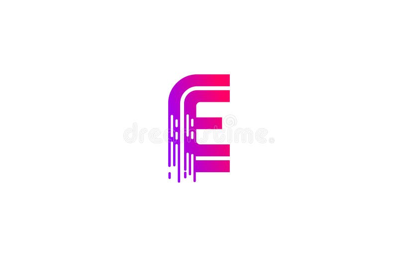 Initial W Multi Line Bold Speed Logo Stock Illustration - Illustration ...