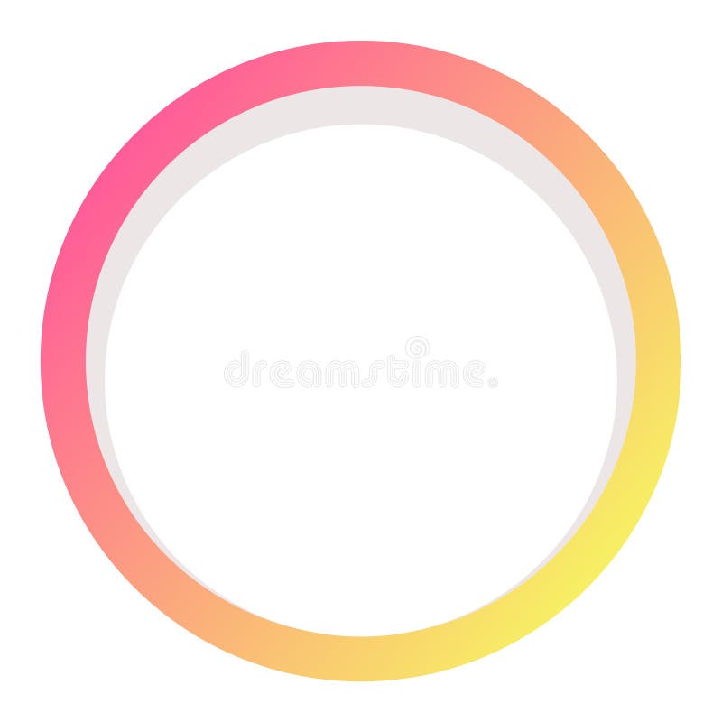 Gradient Loop Circle Vector Design Element Stock Vector Illustration