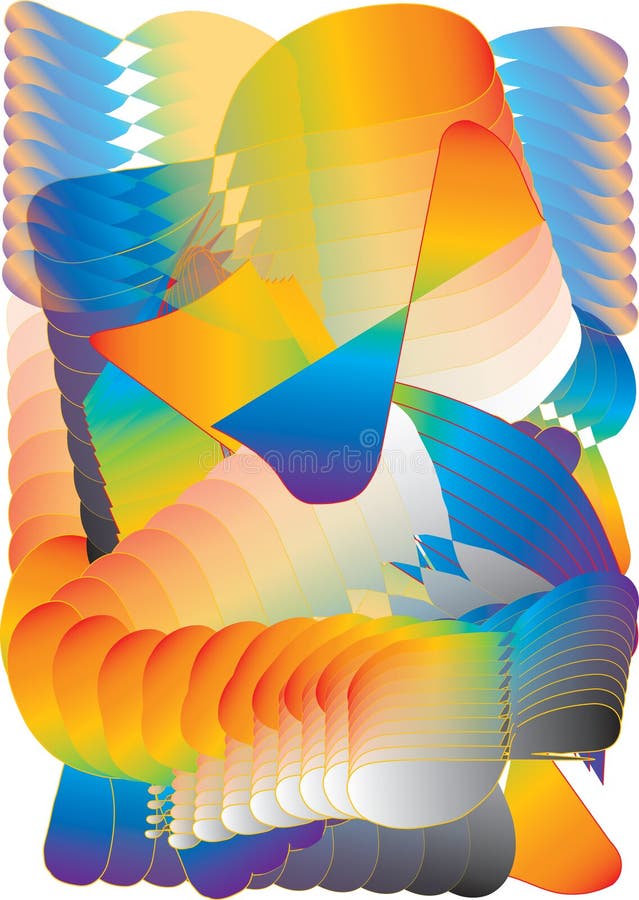 Gradient loops stock vector. Illustration of colorful - 8472349