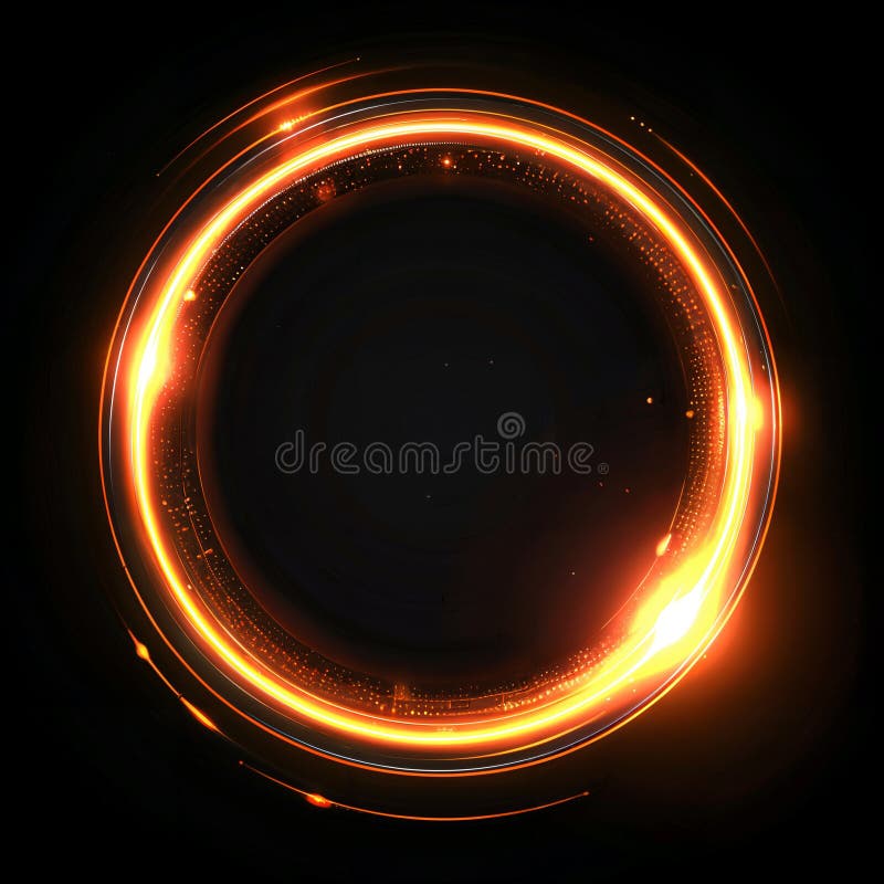 Gradient Luminous Spheres Expanding on Deep Black Space, Enhancing ...