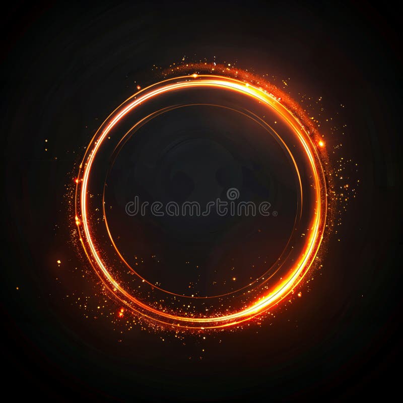 Gradient Luminous Spheres Expanding on Deep Black Space, Enhancing ...