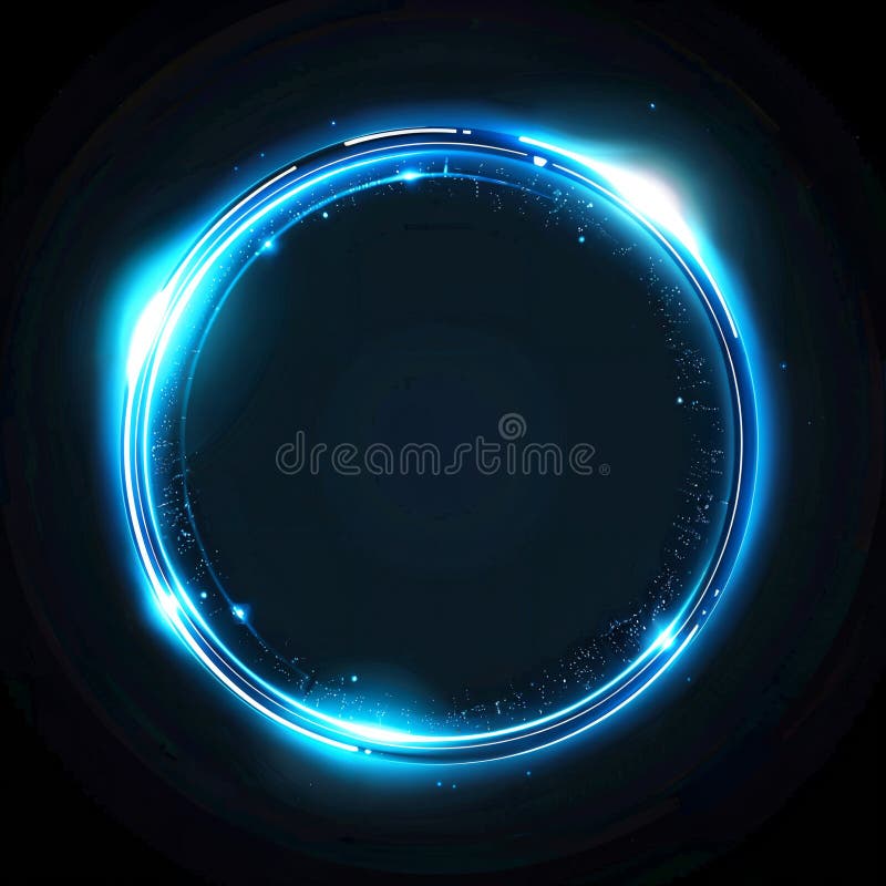Gradient Luminous Spheres Expanding on Deep Black Space, Enhancing ...