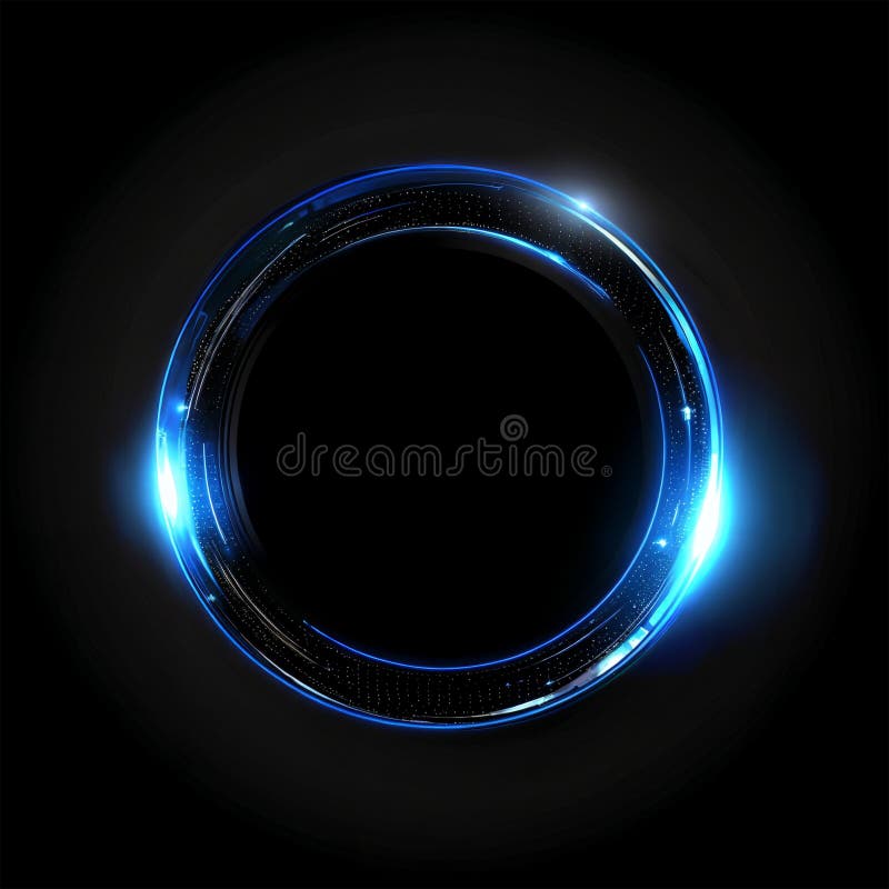 Gradient Luminous Spheres Expanding on Deep Black Space, Enhancing ...