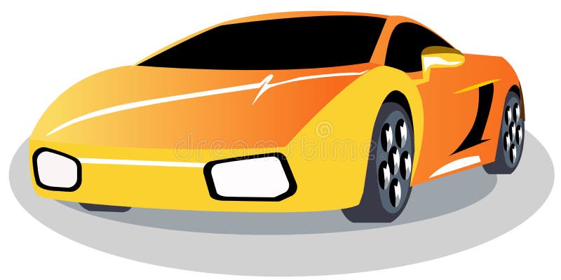 Gradient Luxury Car for Comfortable Transportation. Design Car Vector ...