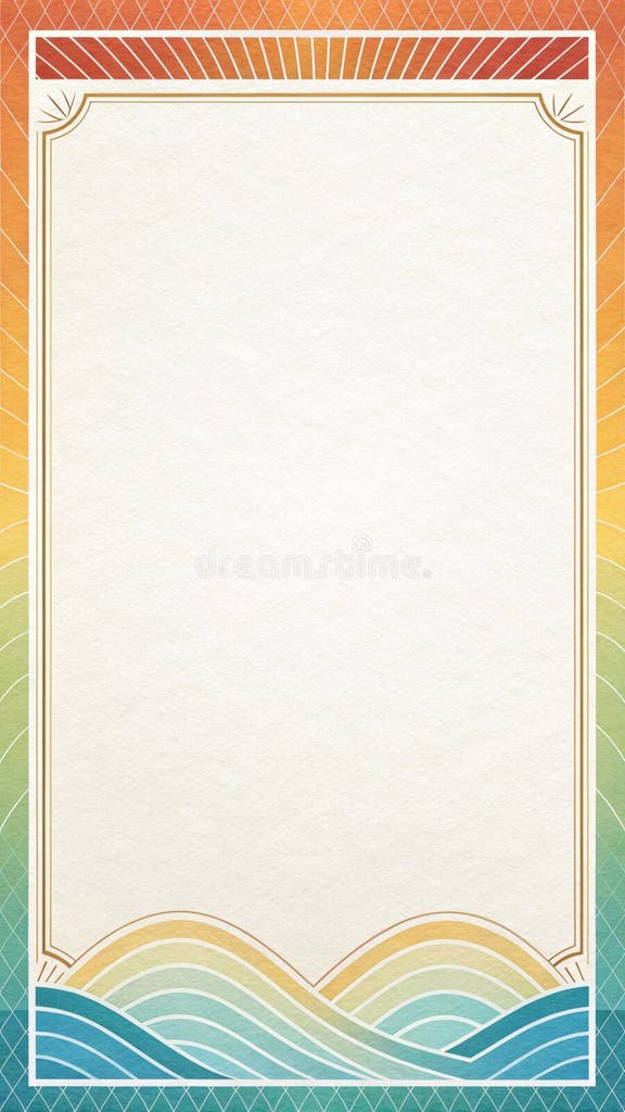 Gradient Mesh Border Paper Texture Smooth Color Transitions Stock Illustration - Illustration of ...