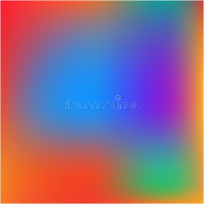 Gradient Mesh Painted in Different Colors. Stock Vector - Illustration ...