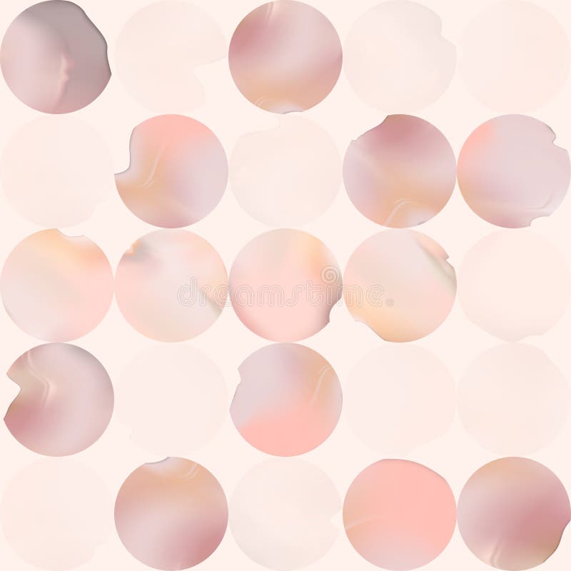 Gradient Mesh Watercolor Drawing Overlapping Round Shapes Seamless ...