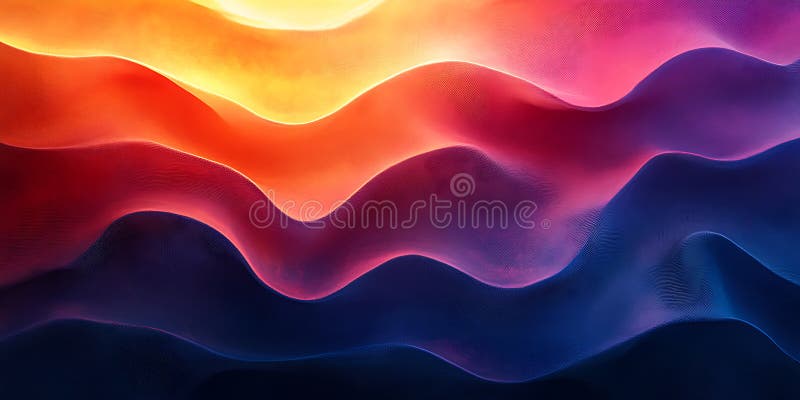 Gradient Mesh Waves Background Illustration with Smooth Colorful Wavy ...