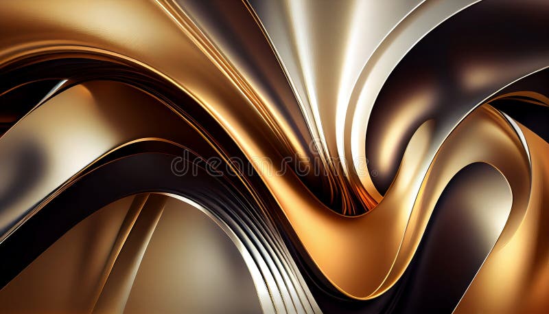 A Gradient of Metallic Colors that Blend Together Elegantly To Create a ...